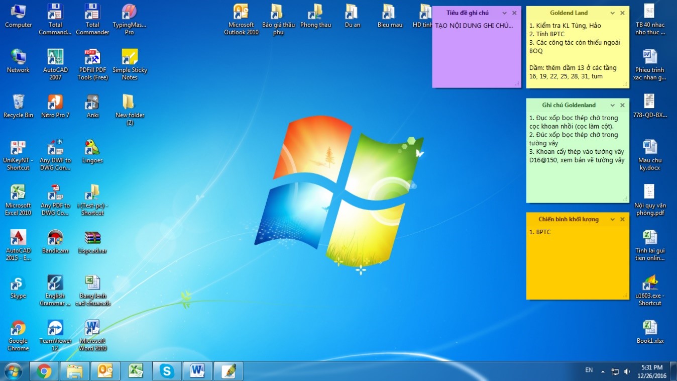 Kỹ năng quản lý thời gian, tiến độ công việc bằng ghi chú nổi trên màn ...